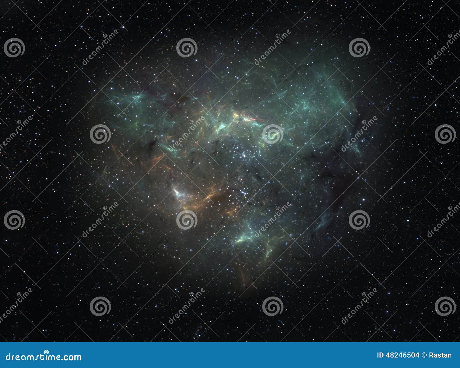 Interstellar Cloud Stock Photo | CartoonDealer.com #48246504