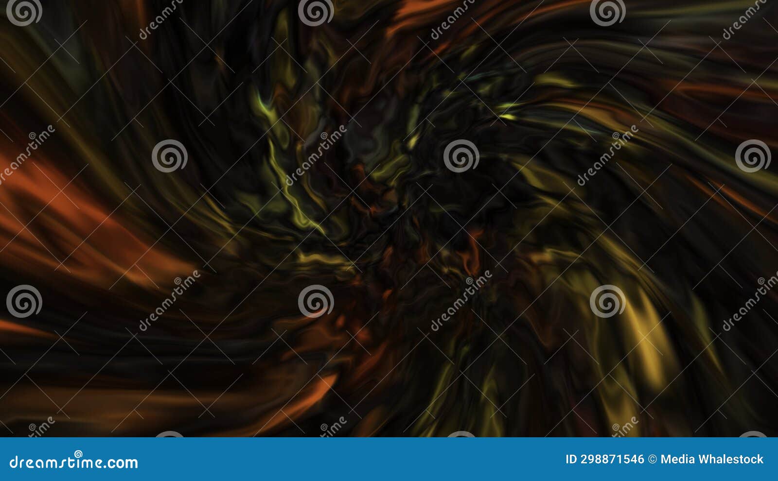 Interstellar Concept. Motion. Distortion Of Reality Inside Black Hole ...