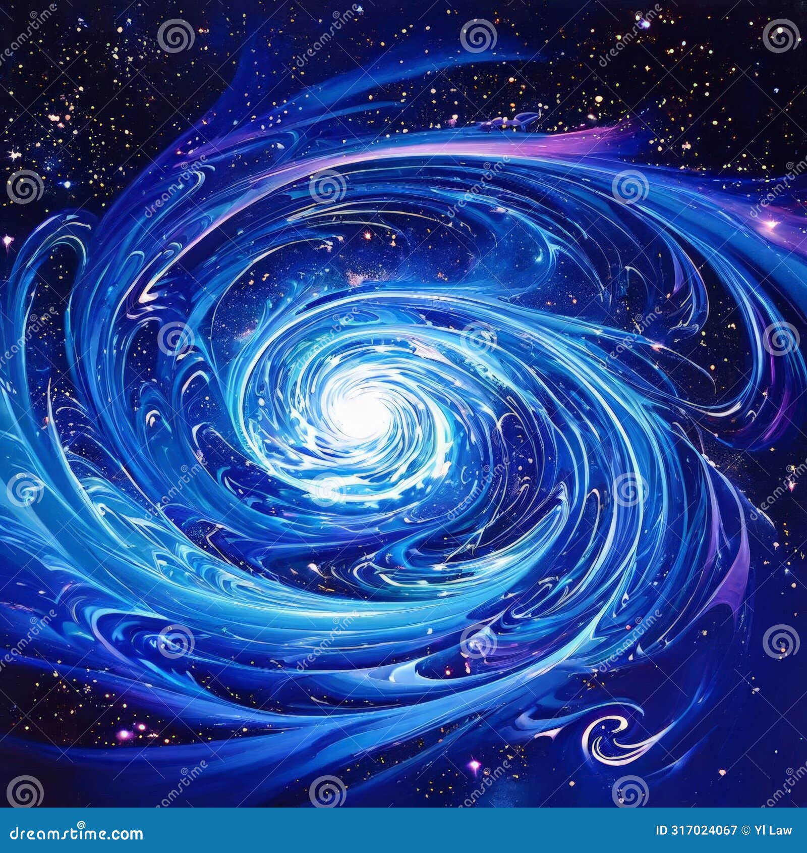 Interstellar Exploration: Cosmic Nebula and Milky Way Galaxy Editorial ...