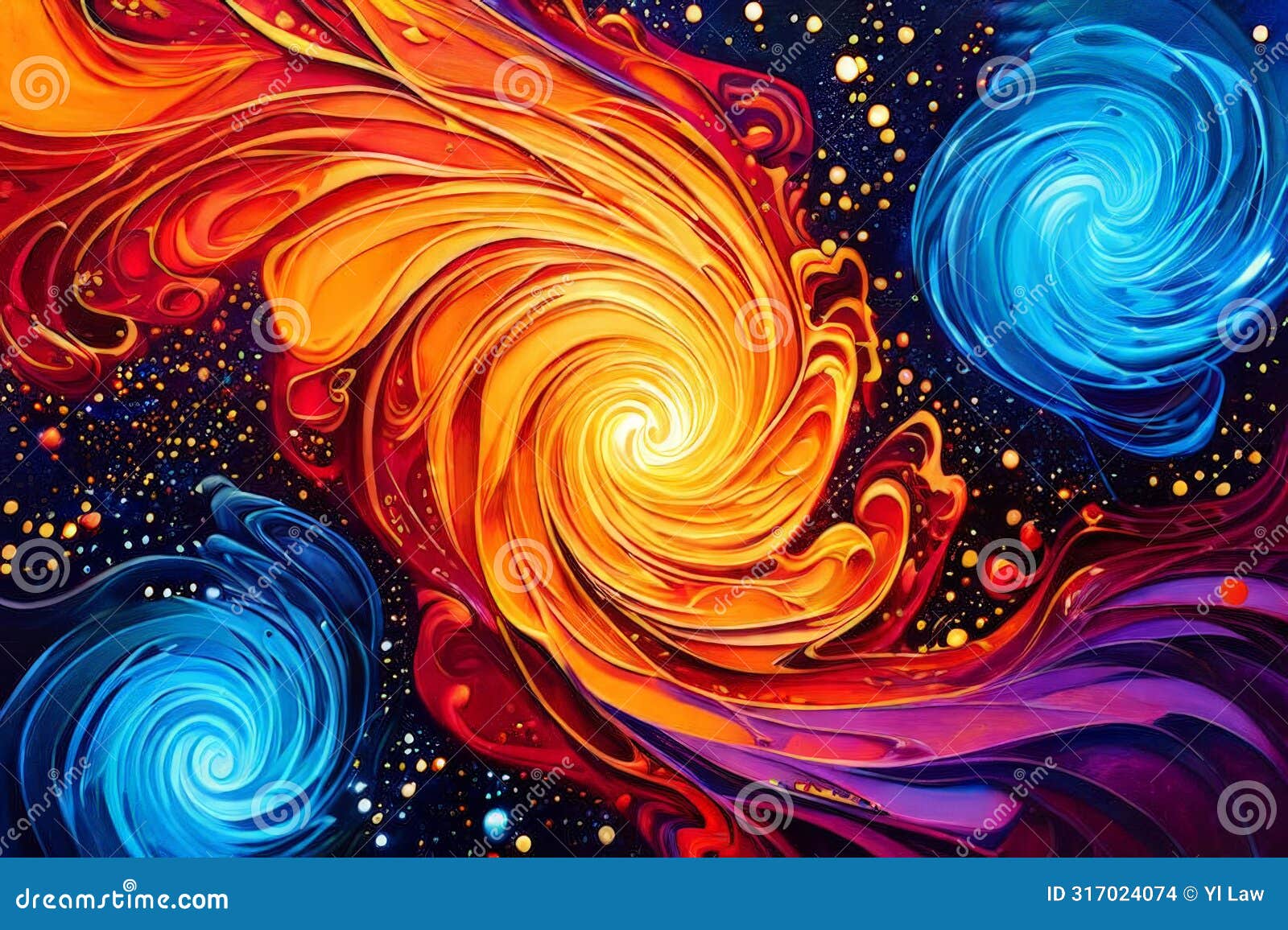 Interstellar Exploration: Cosmic Nebula and Milky Way Galaxy Editorial ...