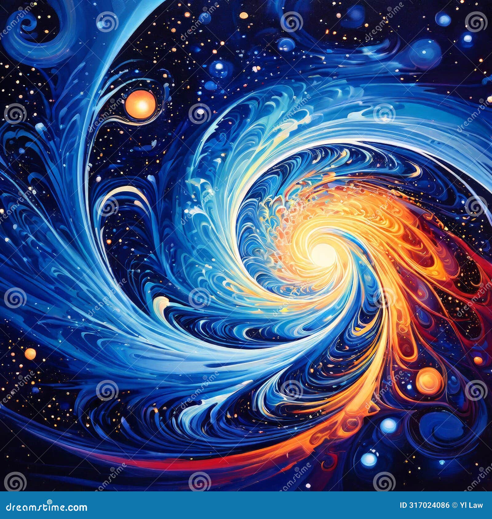 Interstellar Exploration: Cosmic Nebula and Milky Way Galaxy Editorial ...