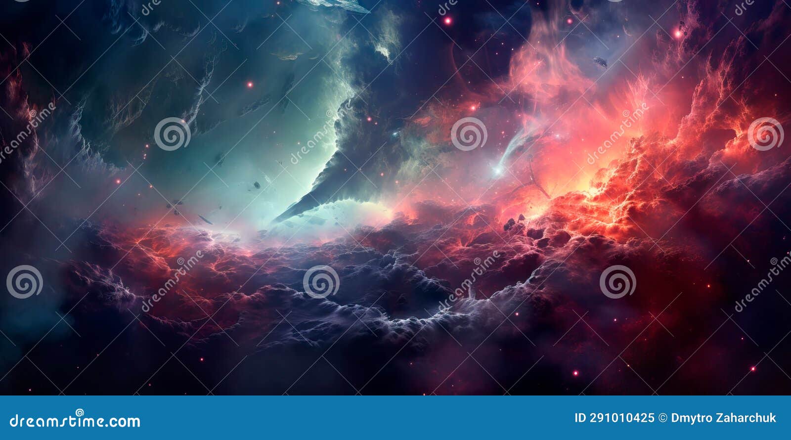 Interstellar Journey through a Mesmerizing Nebula, Highlighting the ...