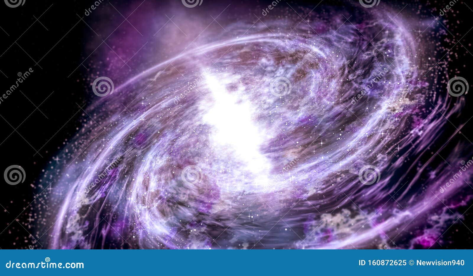 Interstellar Spiral Galaxy. Space Tourism and Intergalactic Travel ...