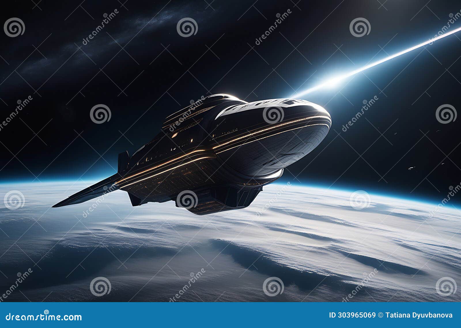 Interstellar Travel, Showcasing an Innovative Spacecraft Pushing ... Interstellar Travel, Showcasing an Innovative Spacecraft Pushing ...