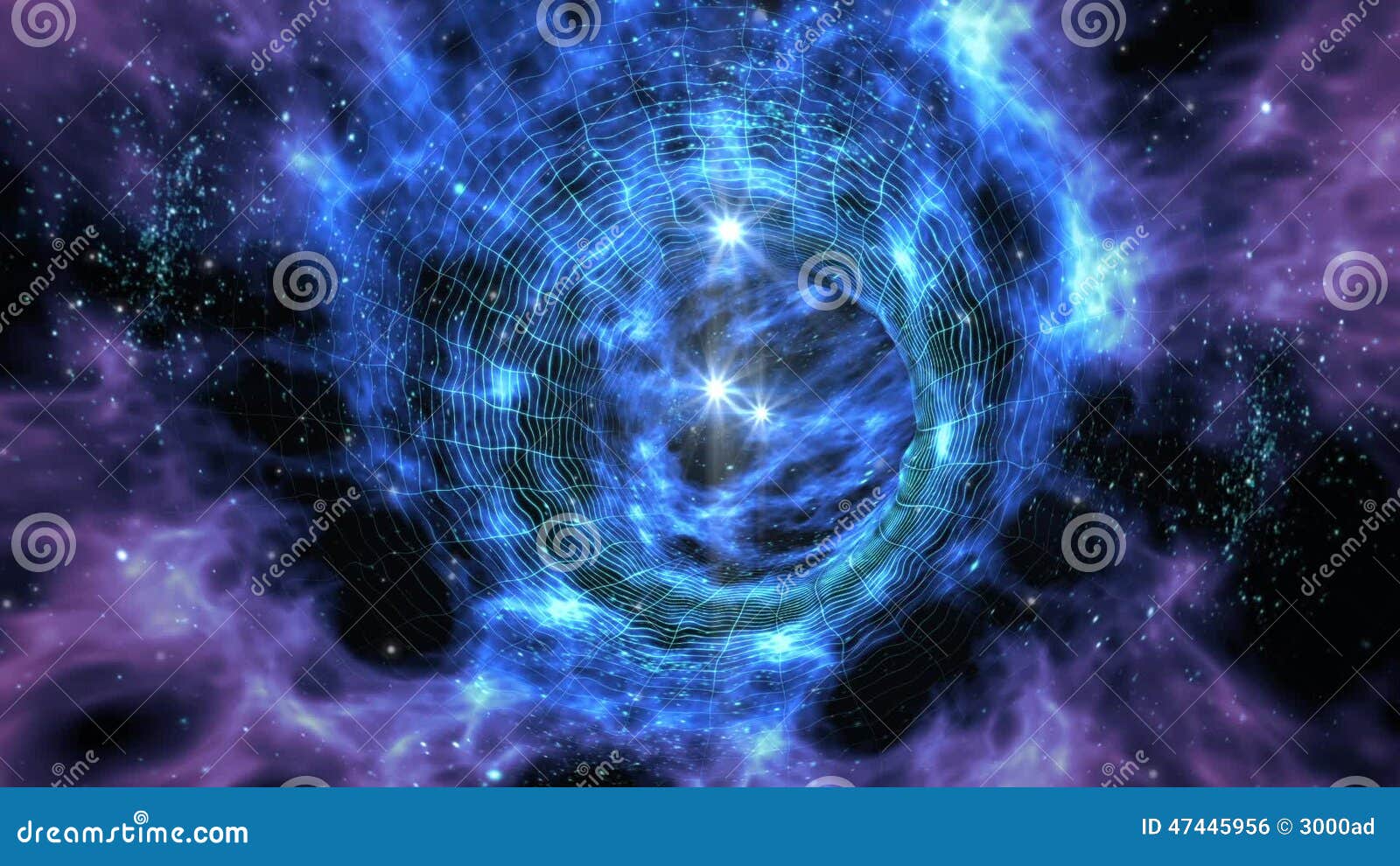 Interstellar Wormhole Travel Stock Footage - Video of field, grid: 47445956