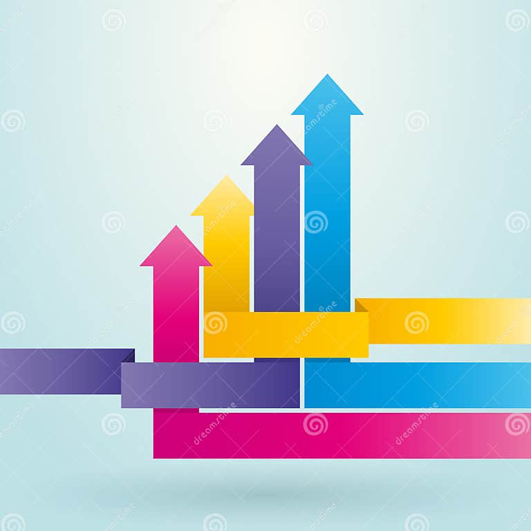 Intertwined arrows stock vector. Illustration of element - 42090995