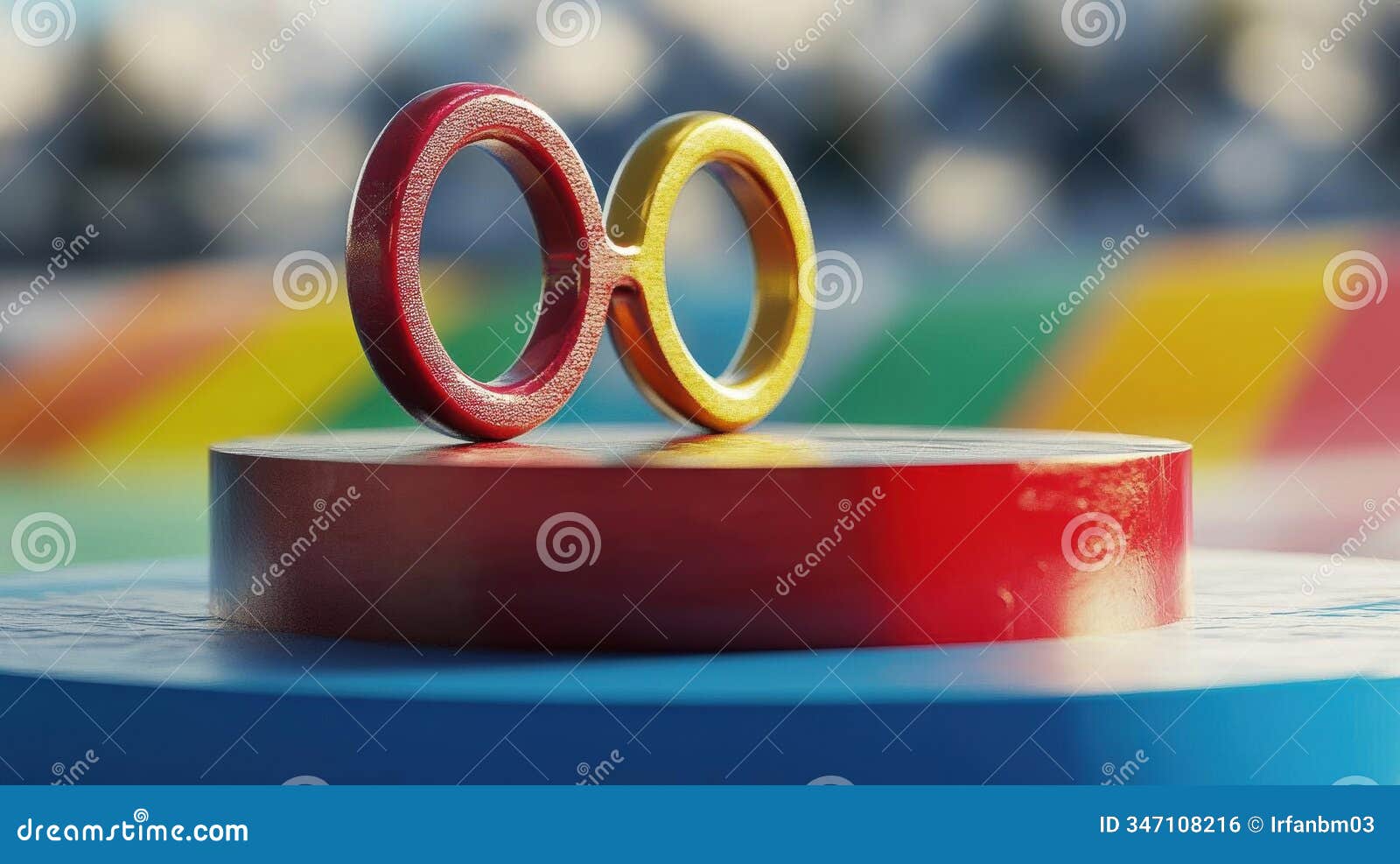 Intertwined Circles - a Symbol of Unity and Connection Stock Photo ...