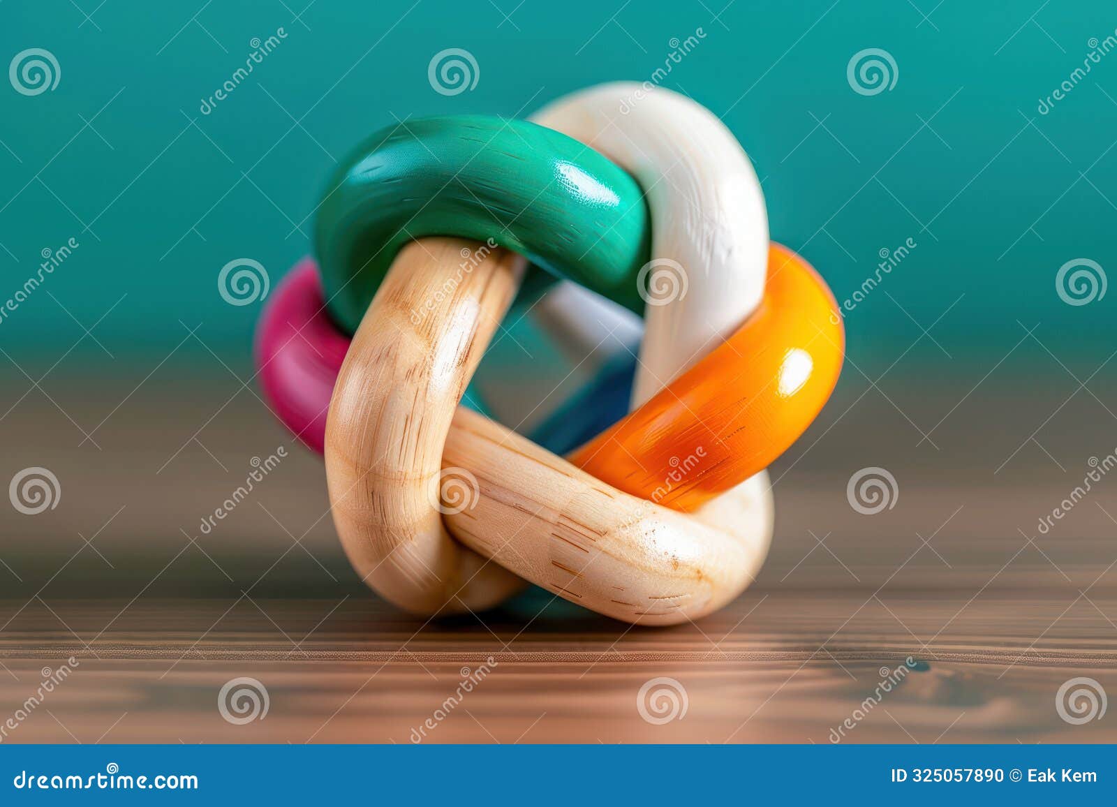 Intertwined Colors Representing Teamwork and Collaboration a Visual ...