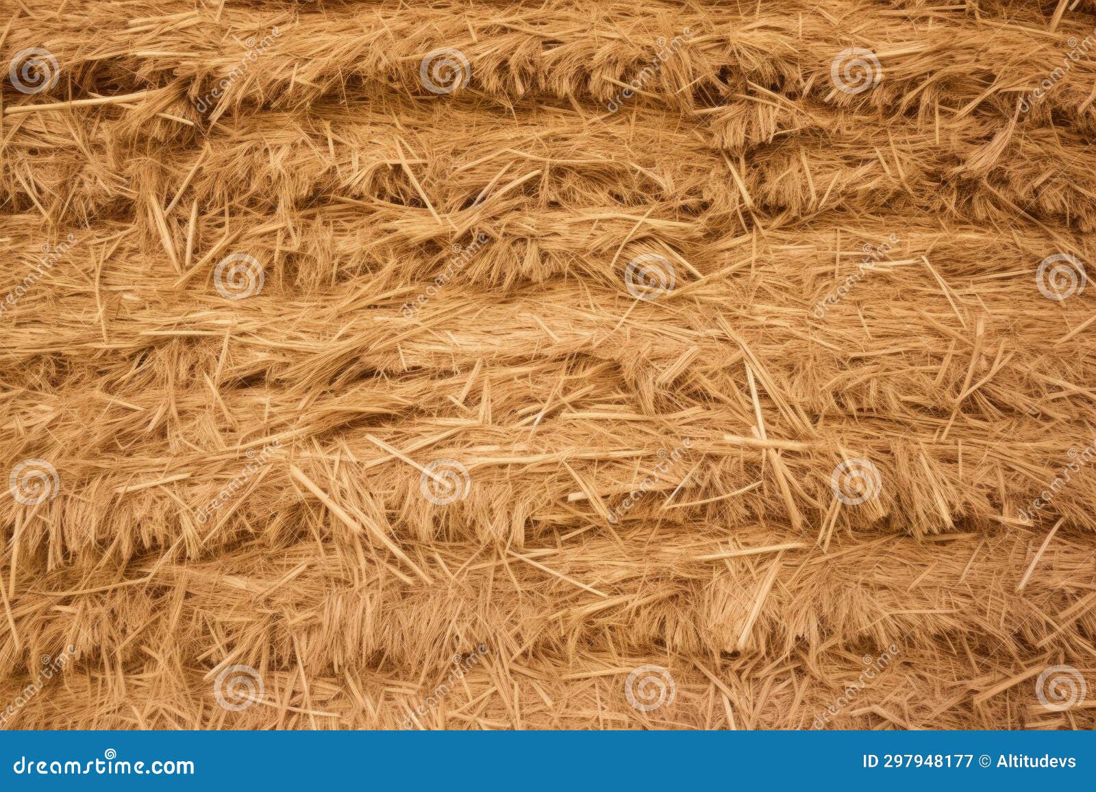 Intertwined Hay Strands in a Bale Stock Image - Image of field, farm ...