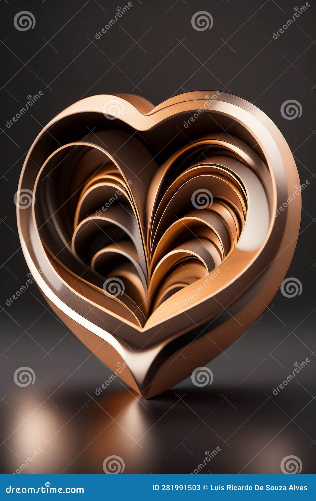 Intertwined Hearts Symbolizing Enduring Love between People. Generative ...