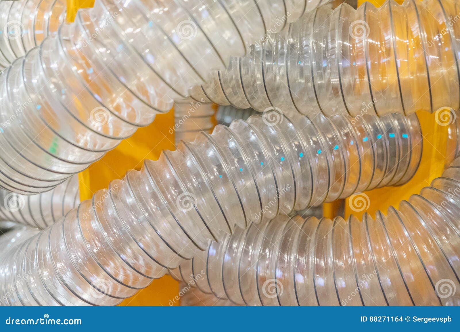 Intertwined plastic tubes stock photo. Image of plexus - 88271164