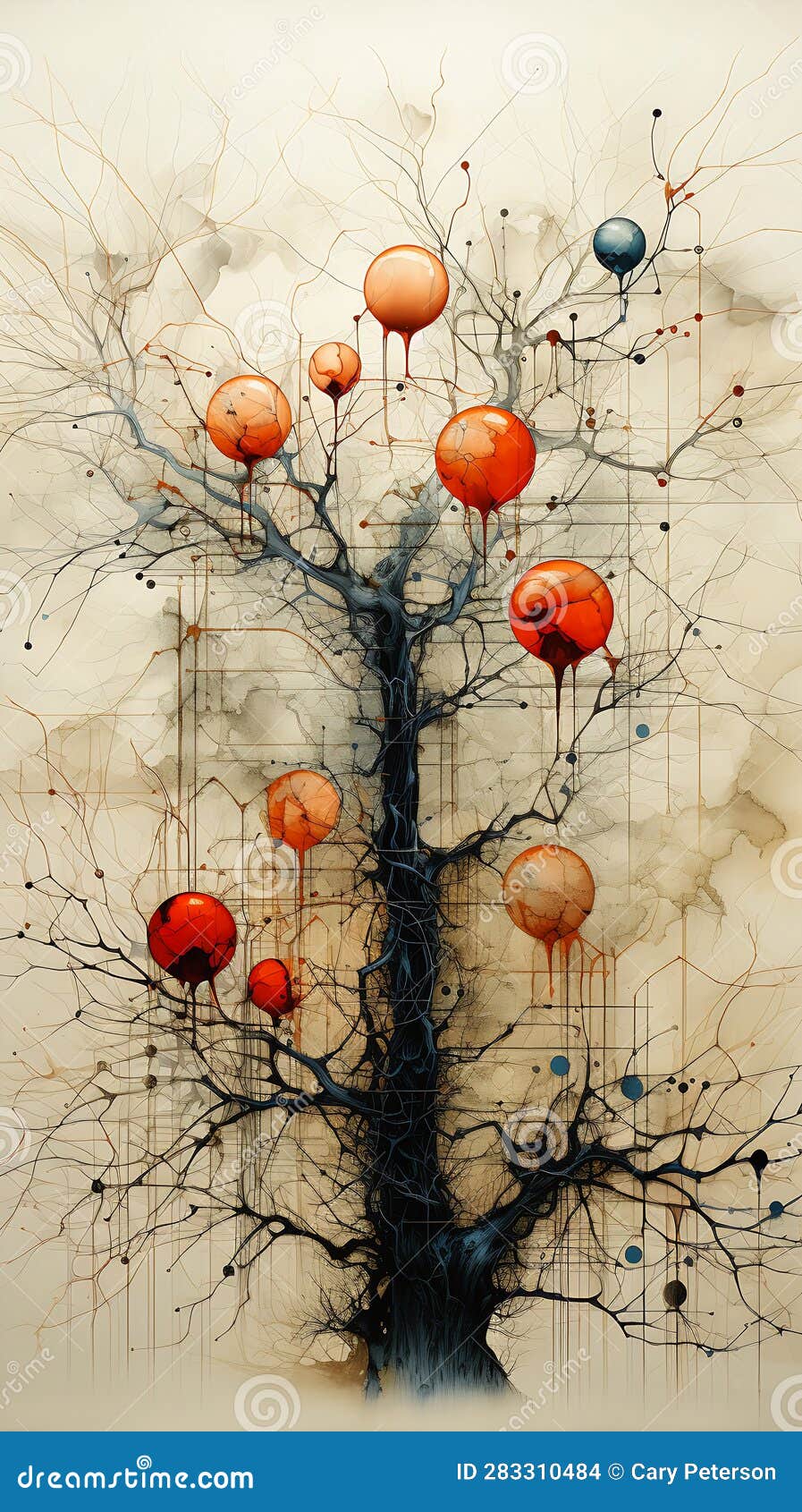 Intertwined stock illustration. Illustration of design - 283310484