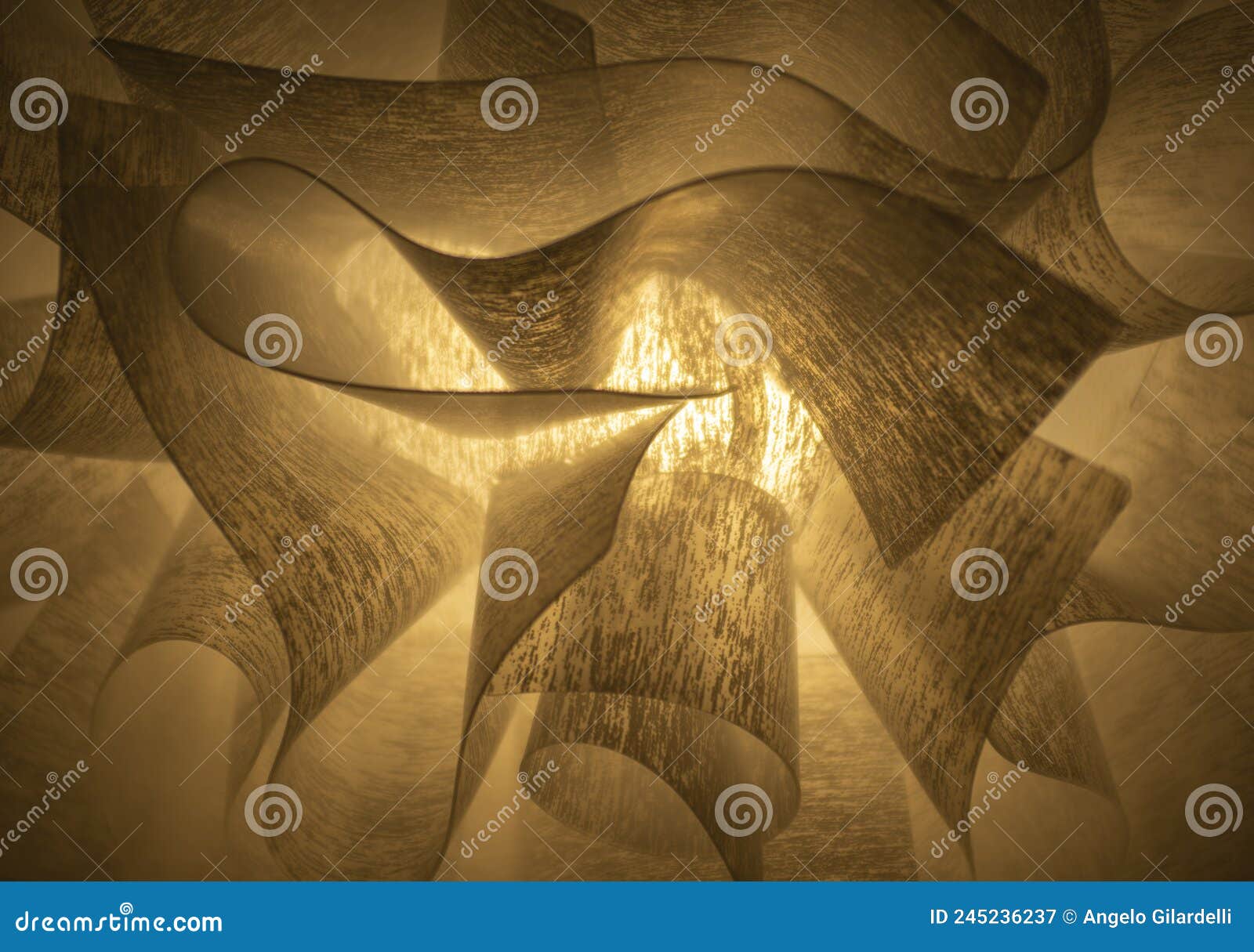 Intertwining of Fabrics that Form a Lively and Artistic Texture Stock ...