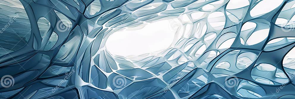 Intertwining Lines and Nested Shapes Form a Complex Geometric Structure ...