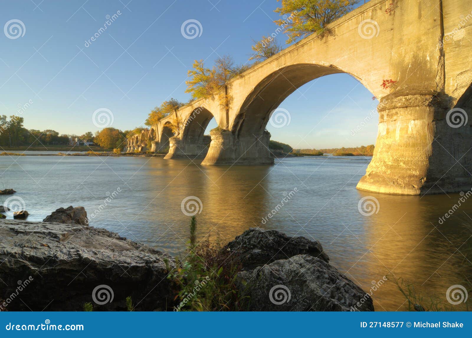 Interurban Bridge stock image. Image of arched, scenic - 27148577