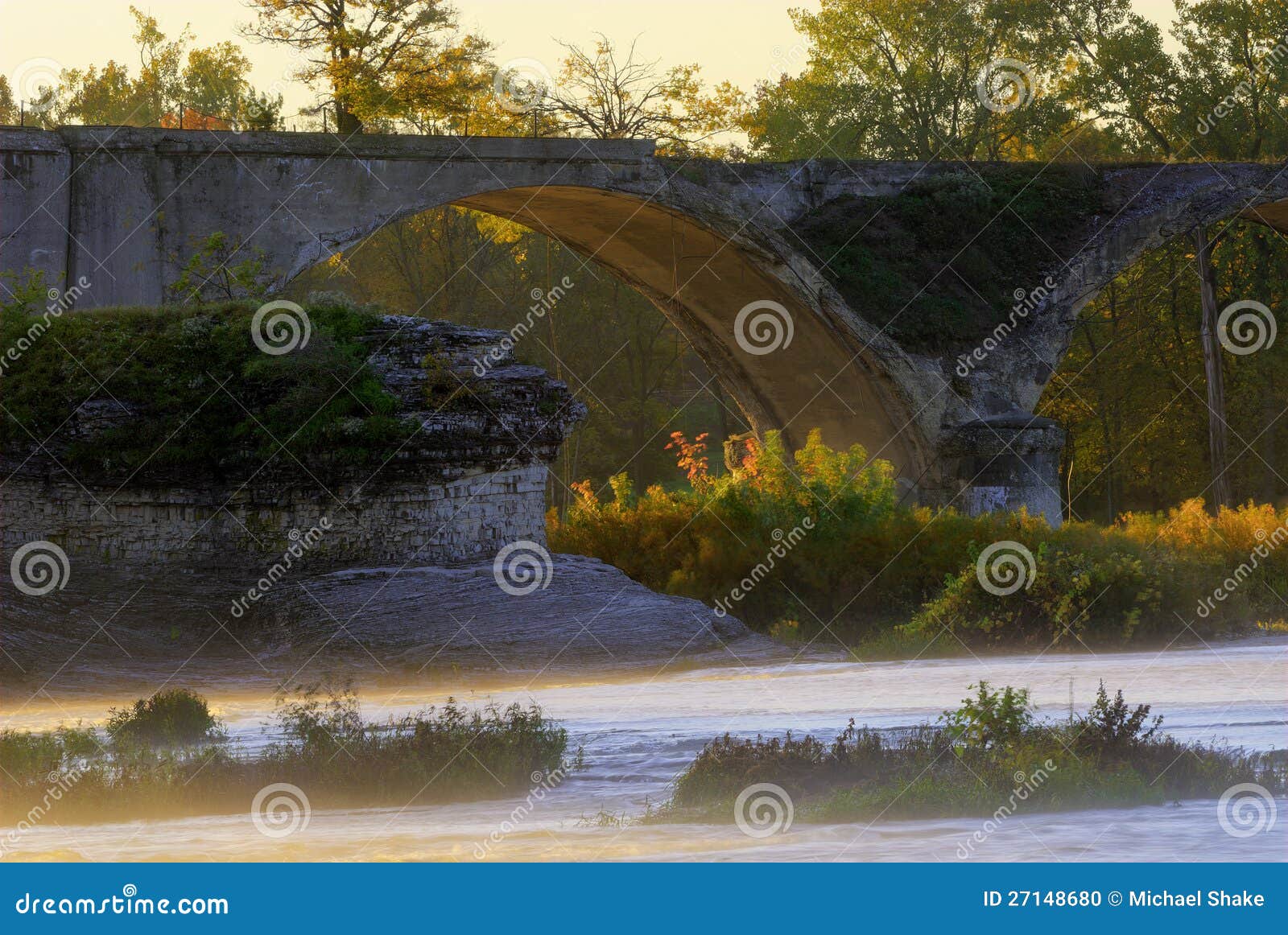 Interurban Bridge stock photo. Image of fall, bridge - 27148680