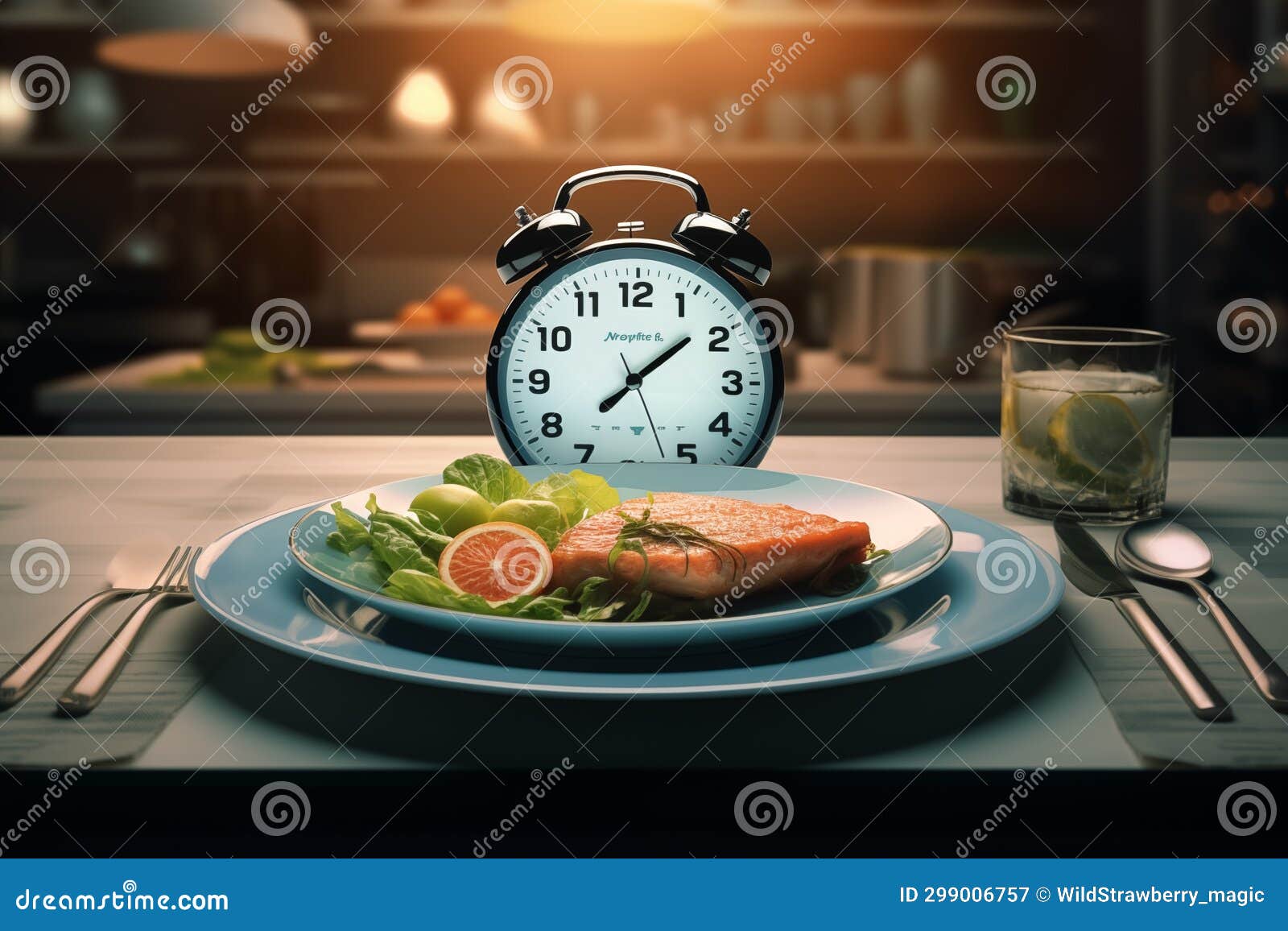 Interval Fasting. Balanced Diet For Weight Loss, Thin And Fat Women ...