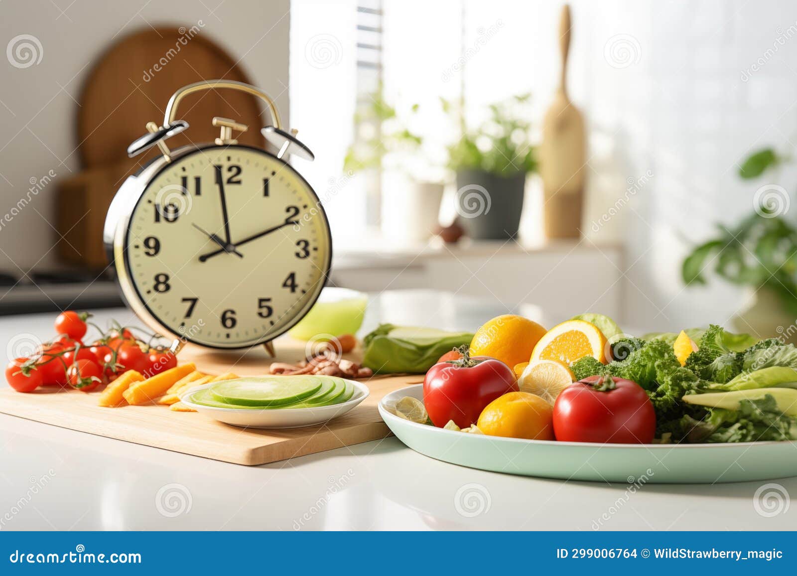 Interval Fasting. Balanced Diet For Weight Loss, Thin And Fat Women ...