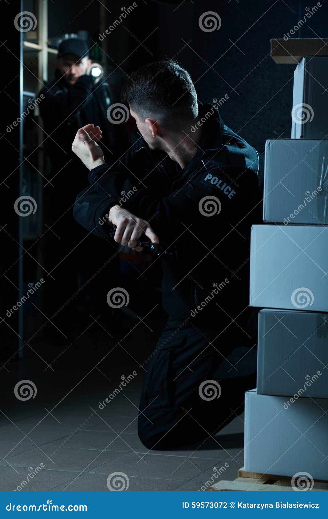 Intervention Group at Action Stock Photo - Image of officer ...