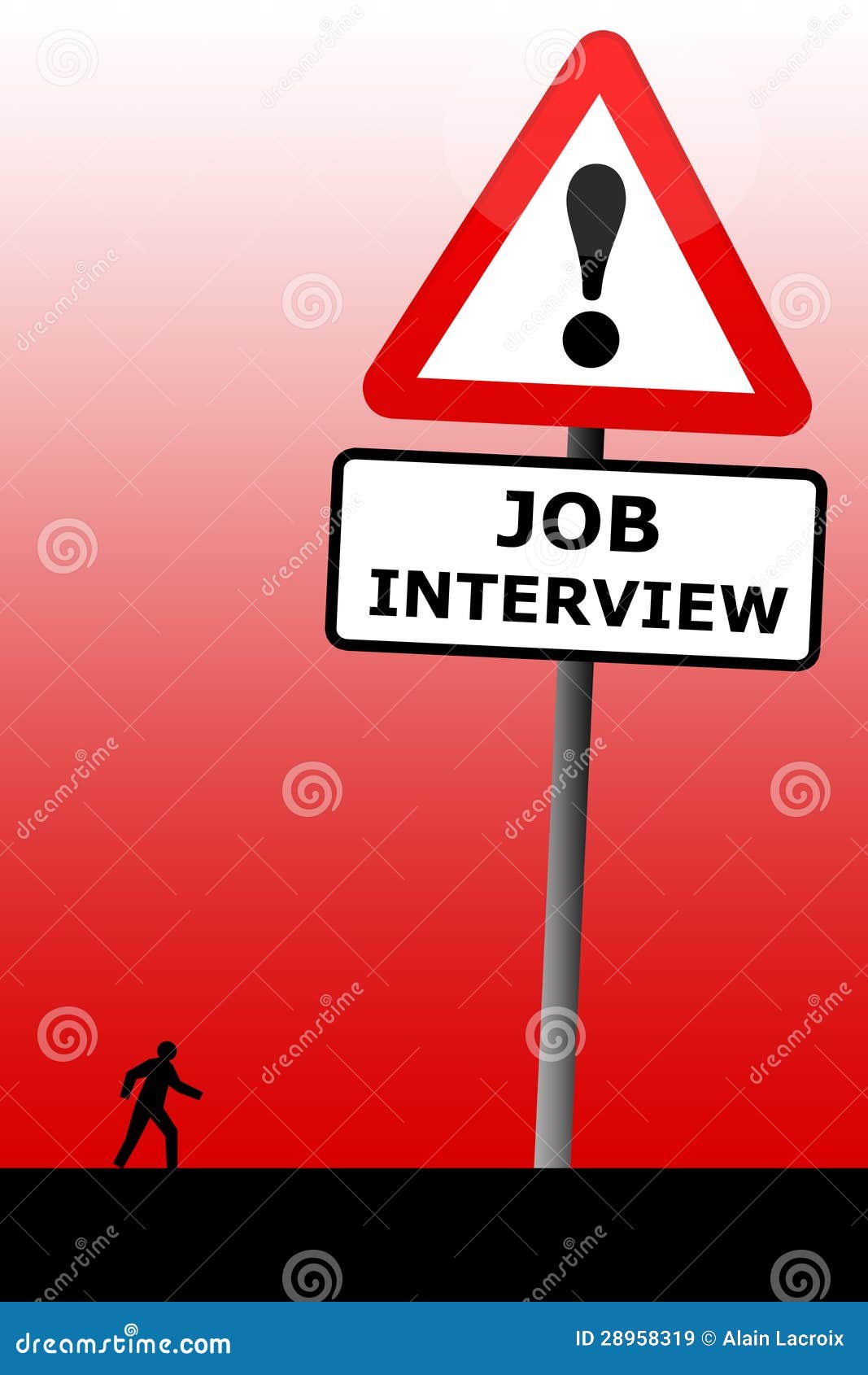 Interview stock illustration. Illustration of classifieds - 28958319