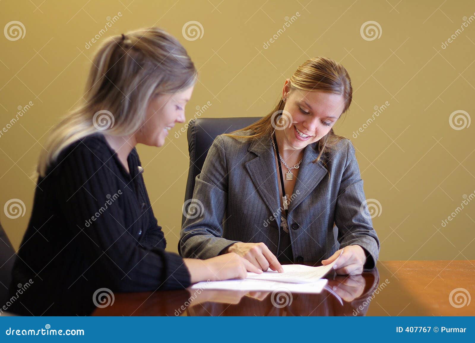 Interview stock image. Image of business, women, girl, work - 407767