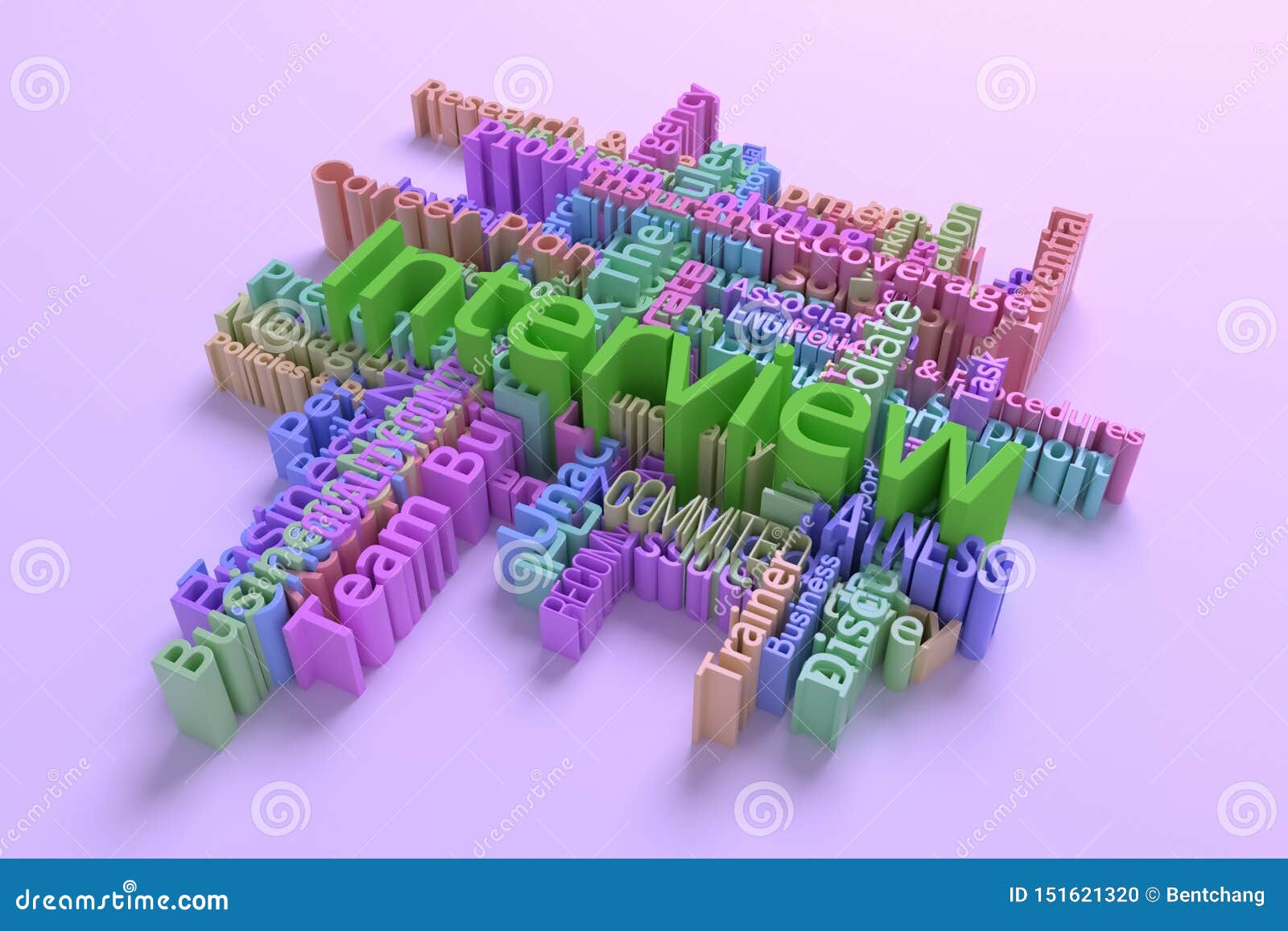 Interview, Business Keyword and Words Cloud. for Web Page, Graphic ...