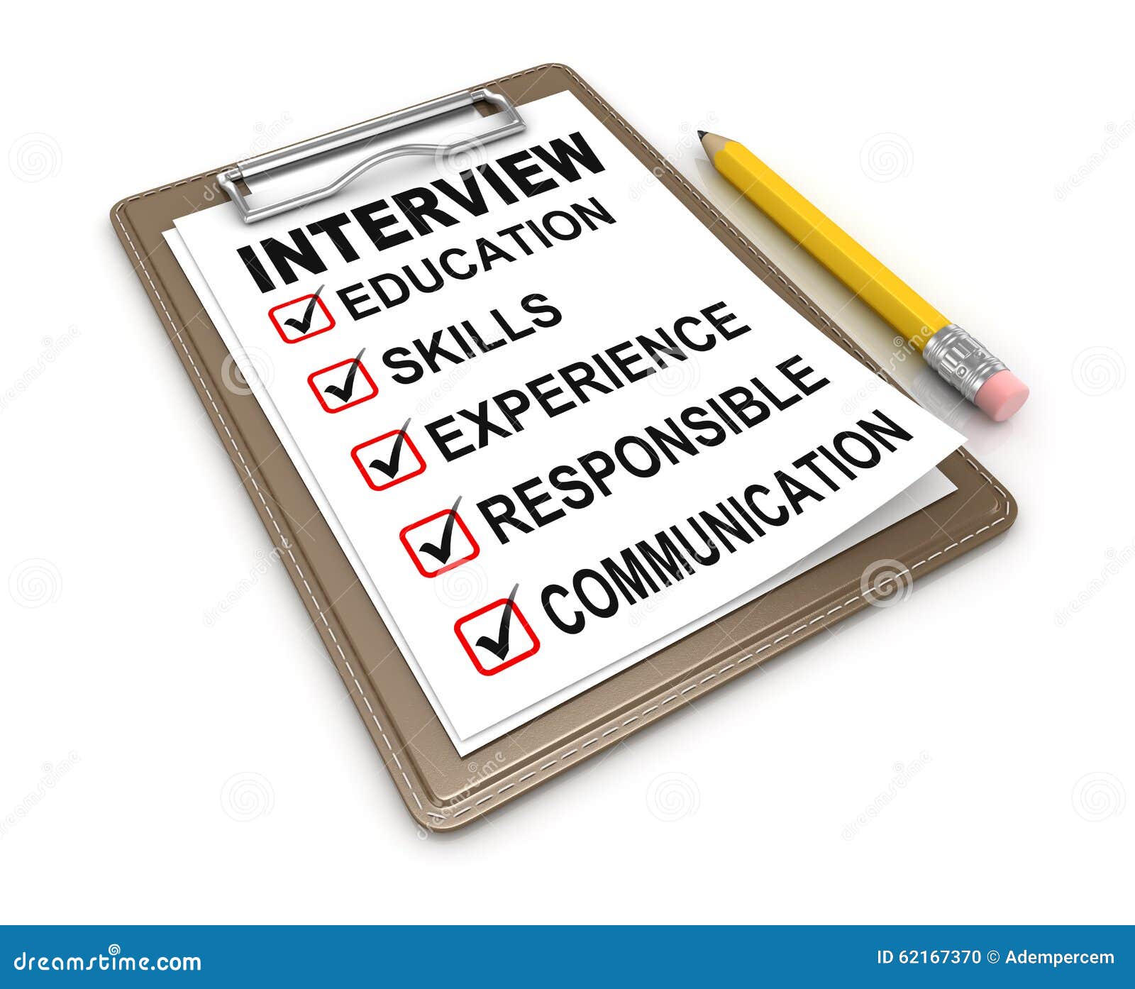 Interview Checklist Stock Photography | CartoonDealer.com #62167370 Interview Checklist Stock Photography | CartoonDealer.com #62167370