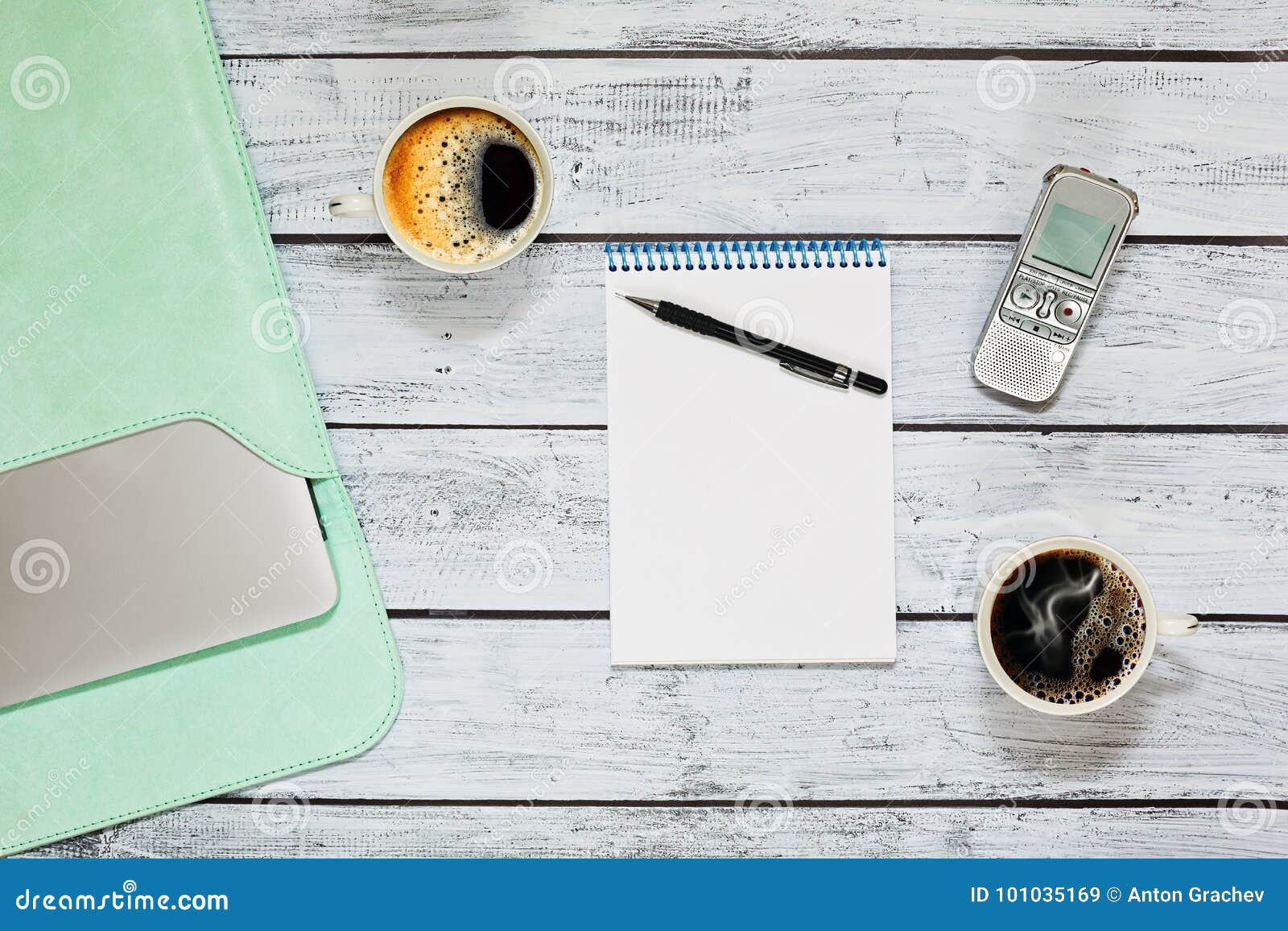 Interview during Coffee Break Stock Image - Image of notepad, design ...