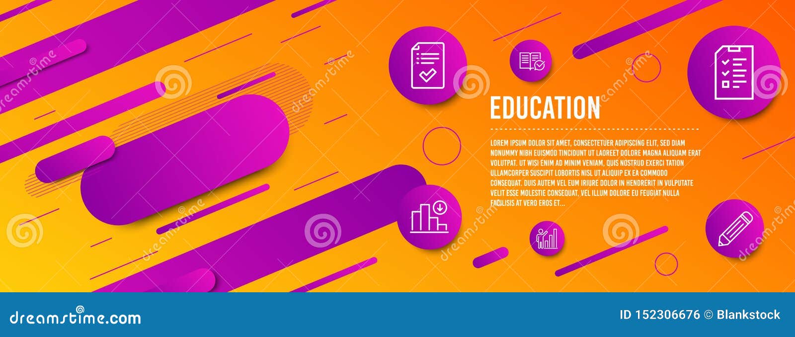 Interview, Decreasing Graph and Approved Documentation Icons Set ...