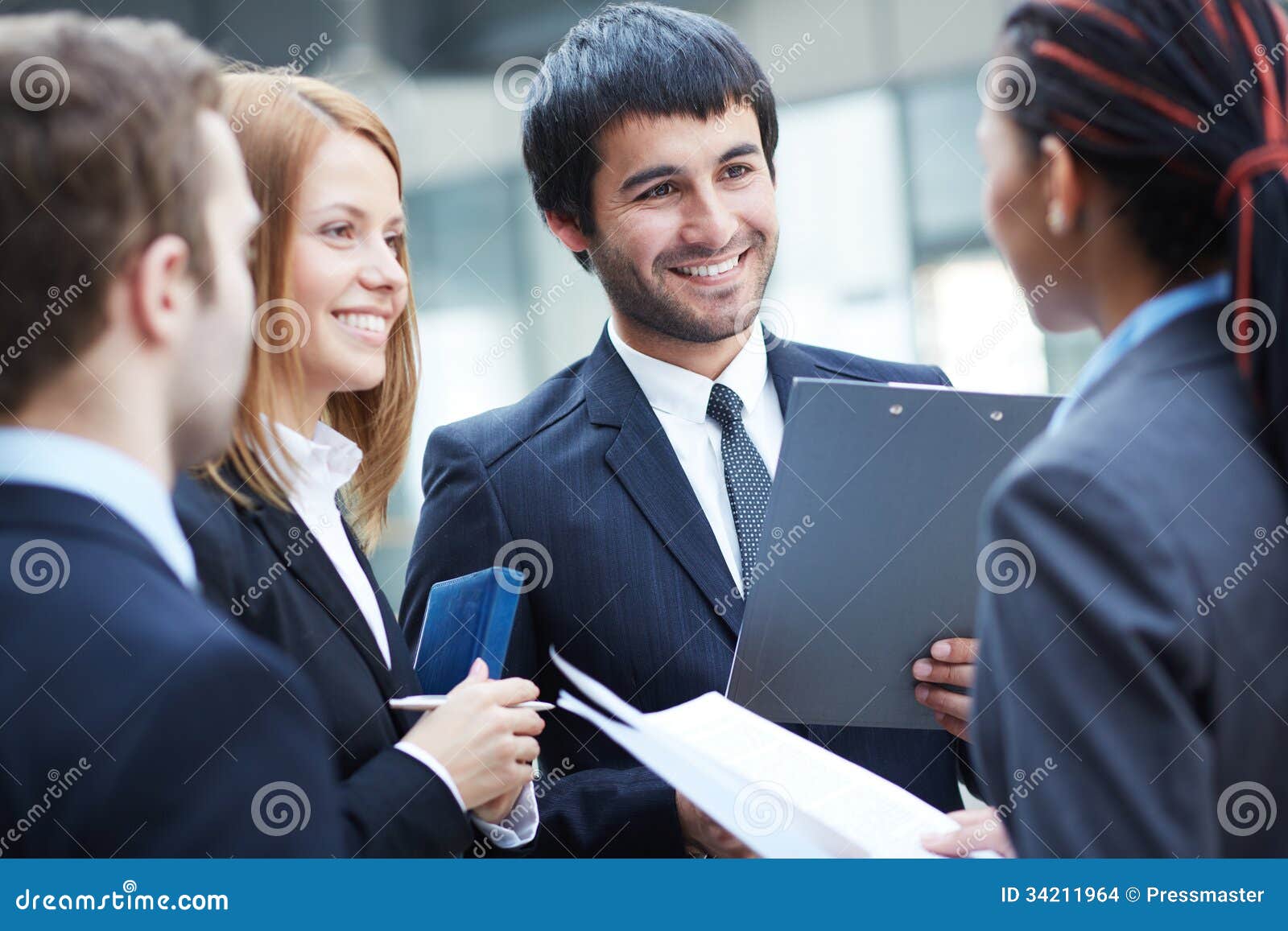 Interview stock photo. Image of masculine, employee, group - 34211964