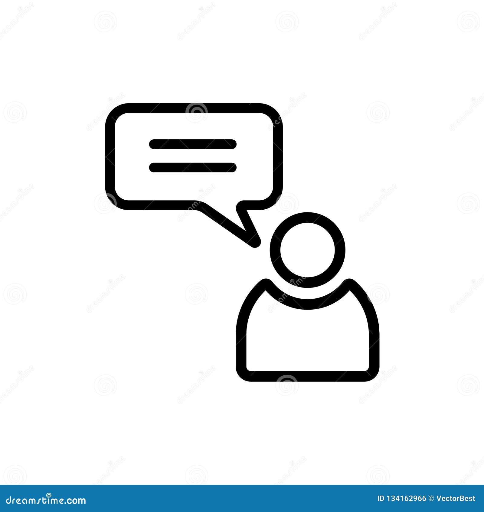 Interview Icon Vector Sign and Symbol Isolated on White Background ...