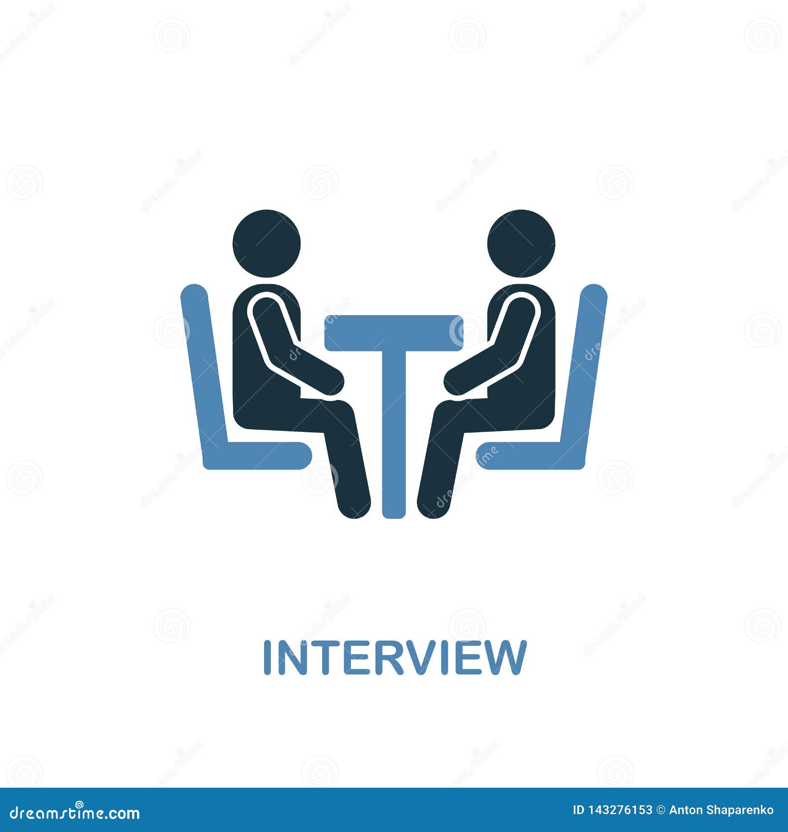 Interview Icon. Pixel Perfect. Monochrome Interview Icon Symbol from ...