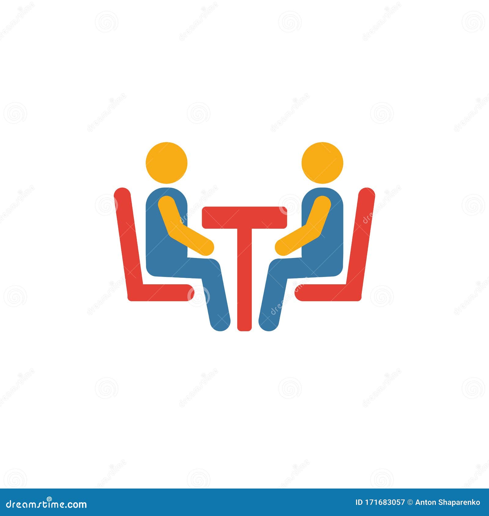Interview Icon. Simple Element from Human Resources Icons Collection ...