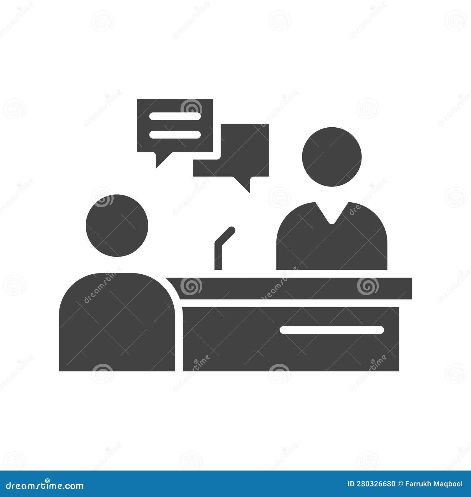 Interview Icon Vector Image. Stock Vector - Illustration of politics ...