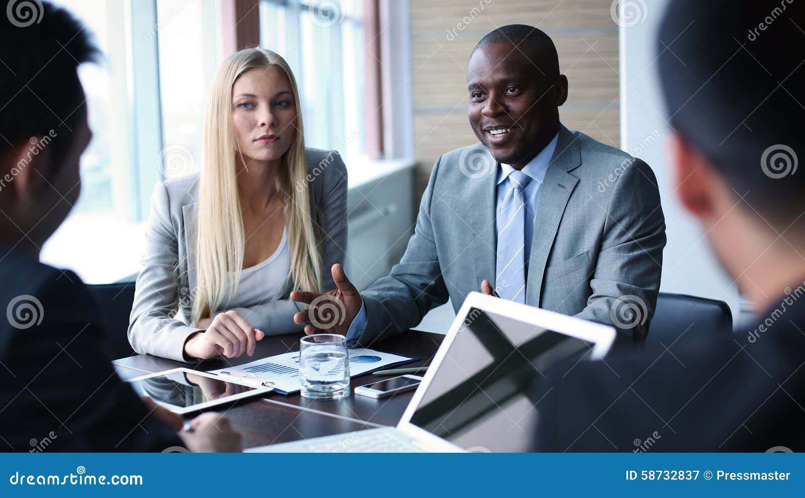 Interview stock image. Image of businesswoman, businessman - 58732837