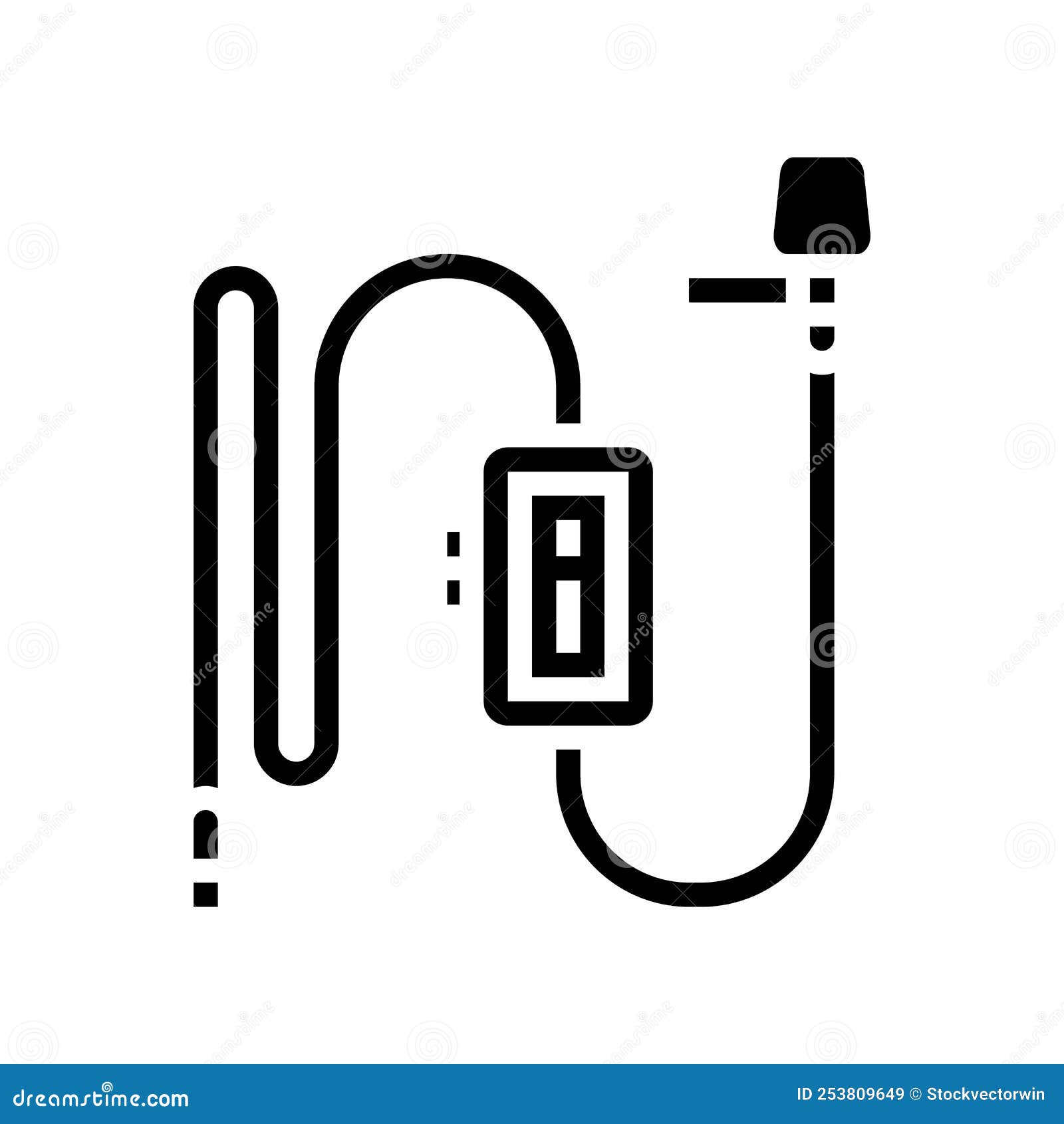 Interview Mic Microphone Glyph Icon Vector Illustration Stock Vector ...