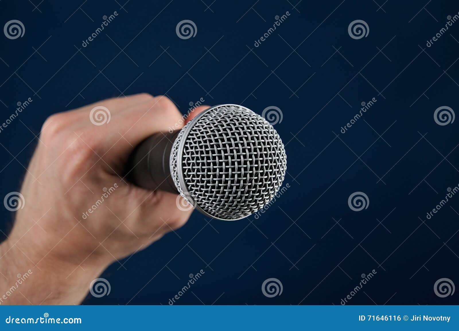 Interview with microphone stock photo. Image of entertainment - 71646116