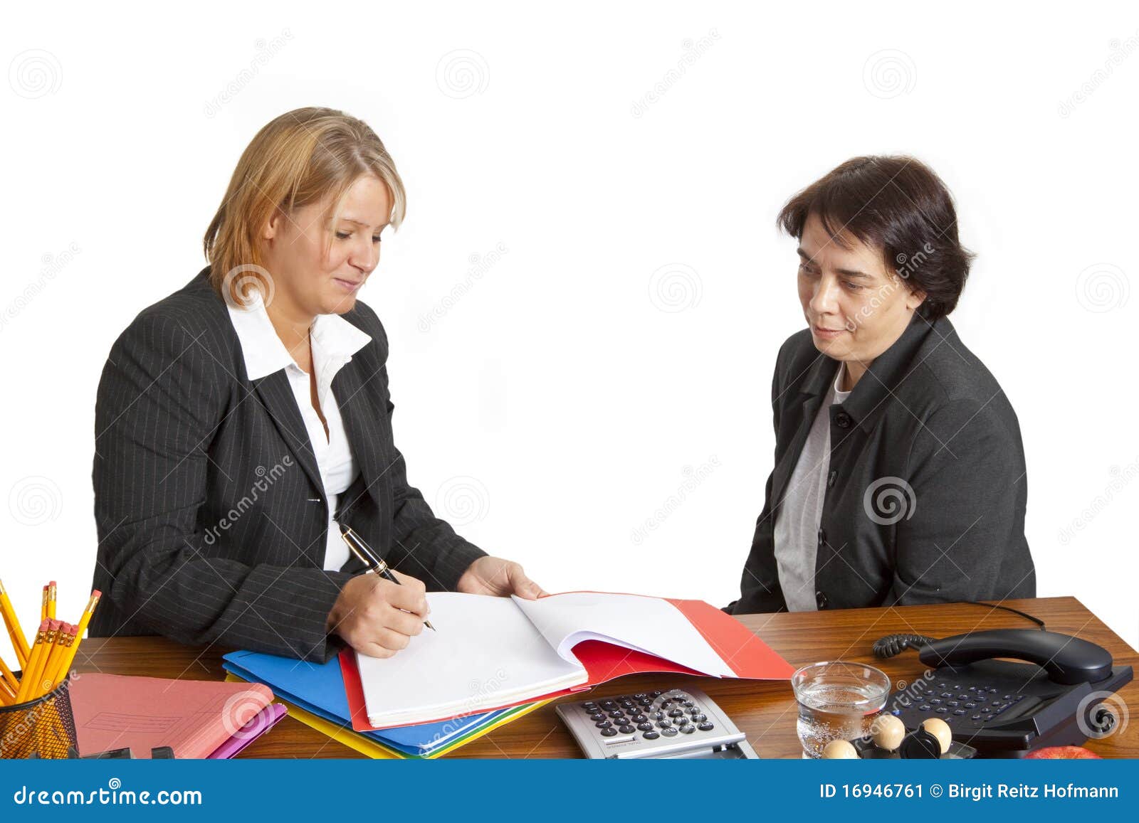 Interview in the office stock image. Image of career - 16946761
