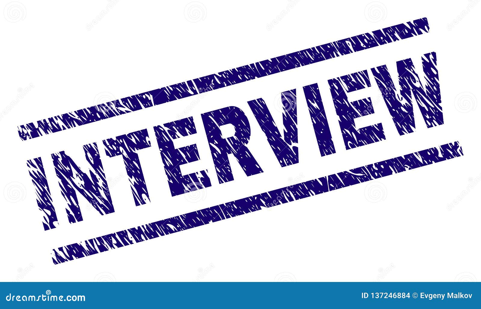 Grunge Textured INTERVIEW Stamp Seal Stock Vector - Illustration of ...
