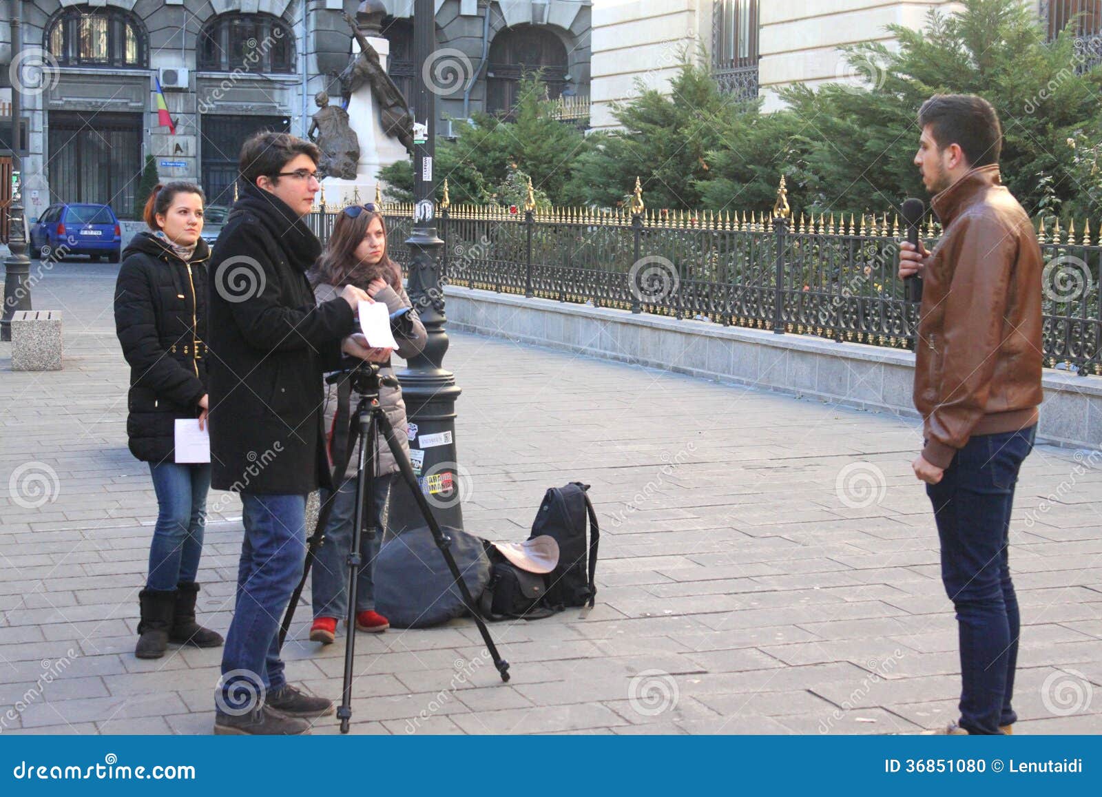 Interview editorial image. Image of hall, coverage, communications ...