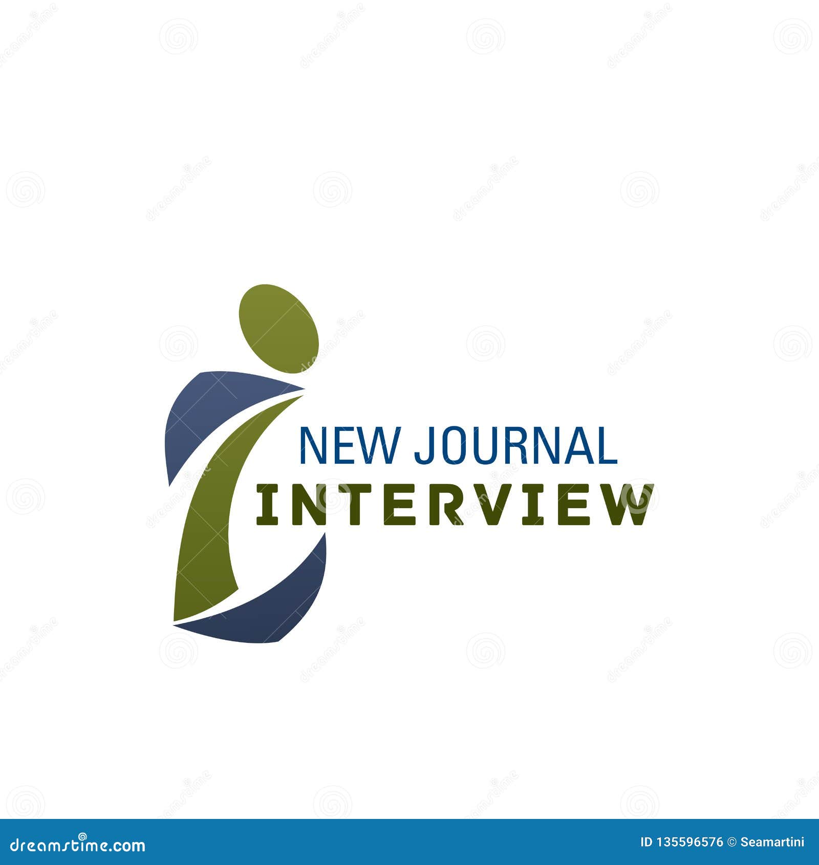 Interview symbol or icon stock vector. Illustration of coverage - 135596576