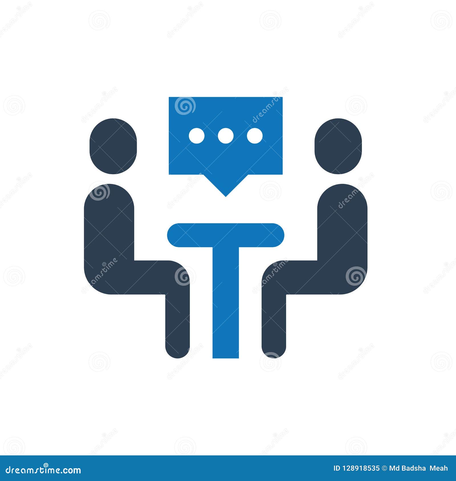 Interview Vector Interviewee Or Interviewer People On Business Meeting ...