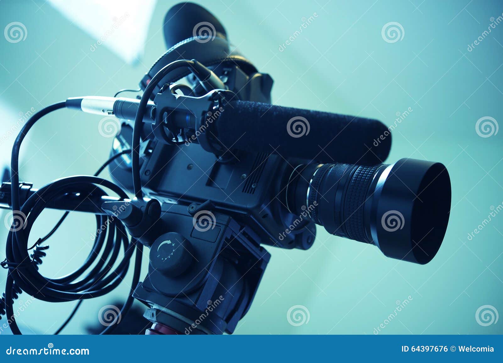 Interview Video Camera Setup Stock Photo - Image of footage, memory ...