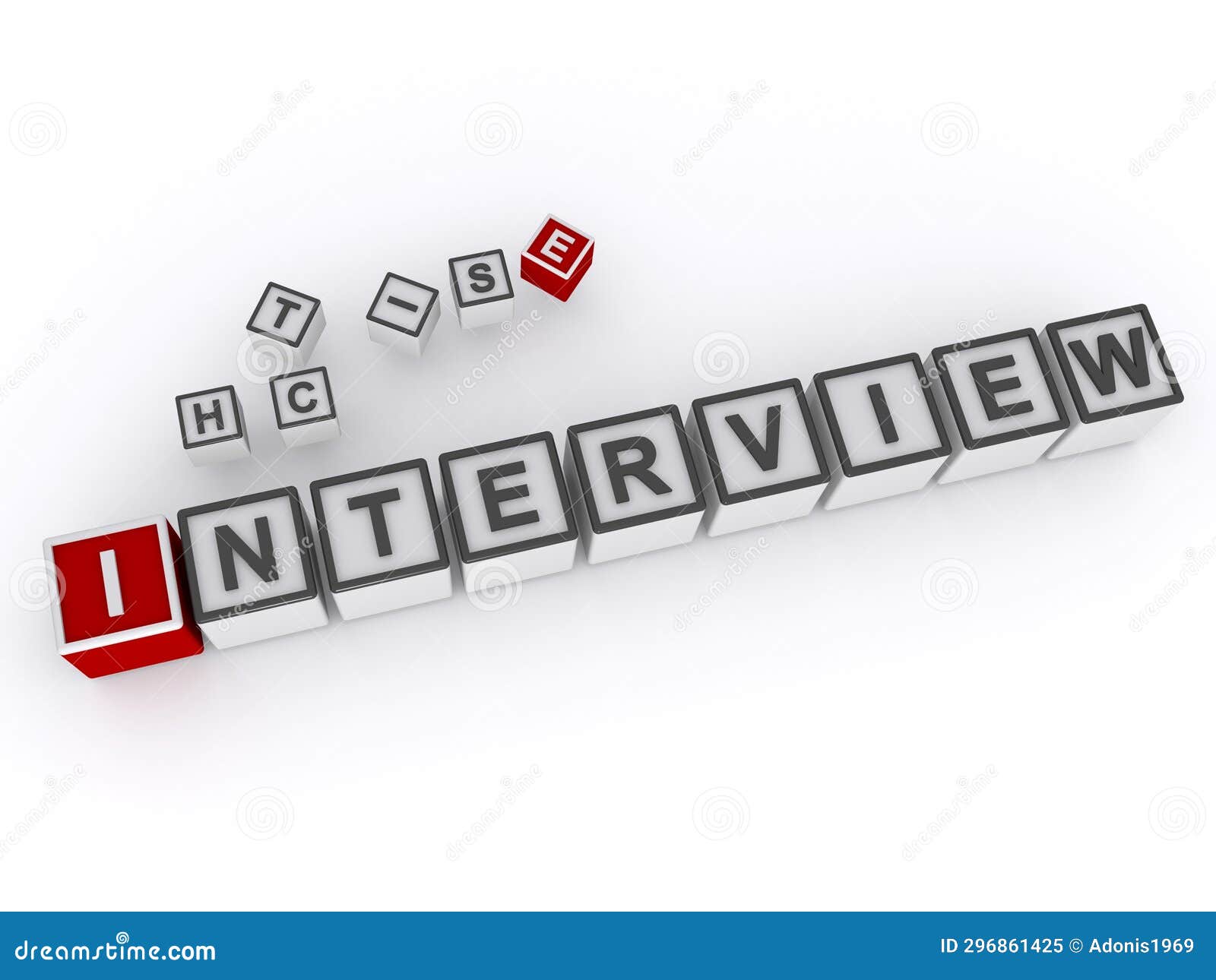 Job Interview - Word Cloud / Wordcloud With Terms About Recruiting ...