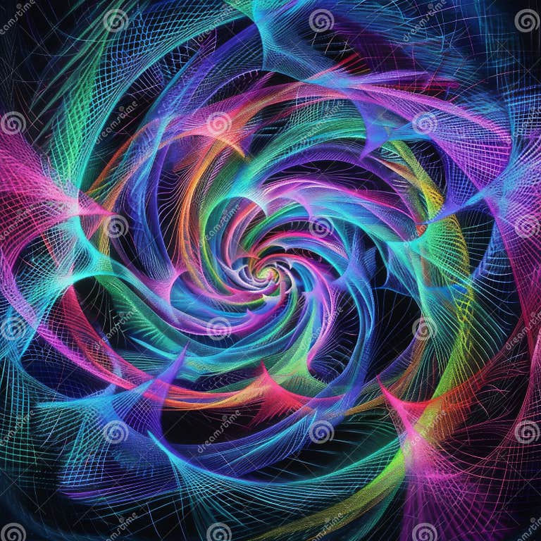 Mind S Labyrinth: the Vortex of Consciousness Stock Photo - Image of ...