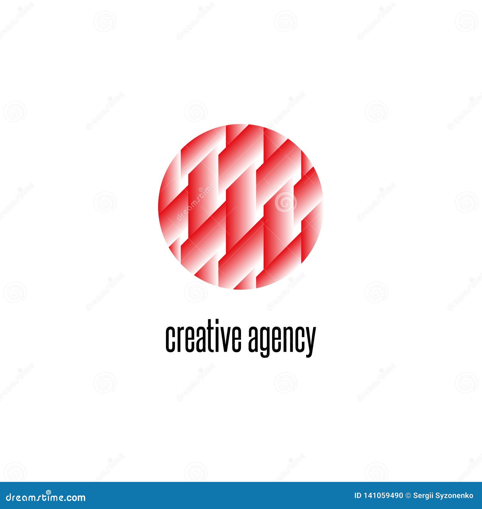 Interweaving Lines Pattern Circle Logo, Intersection Geometric Shape ...