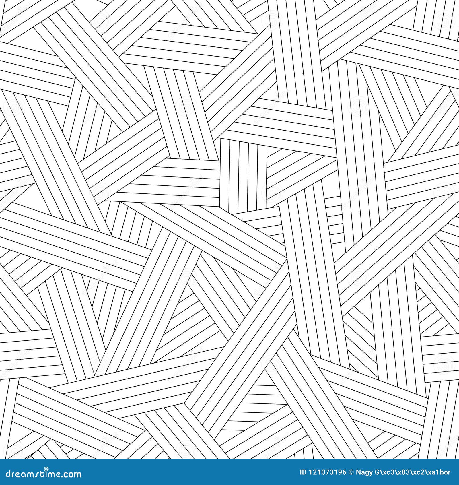 INTERWEAVING SEAMLESS VECTOR PATTERN. OVERLAPPING STRIPED TEXTURE Stock ...