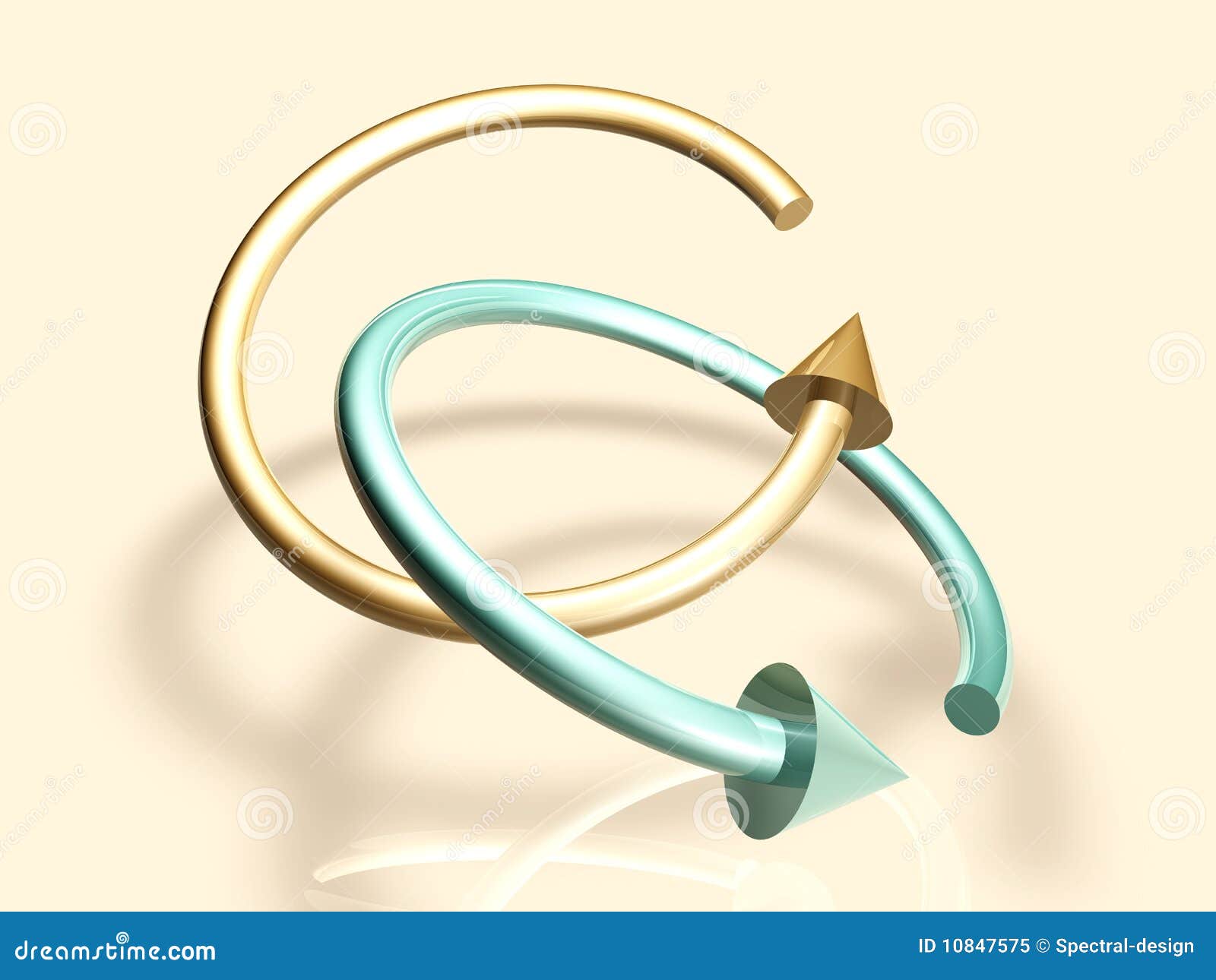 Interwining Processes stock illustration. Illustration of together ...