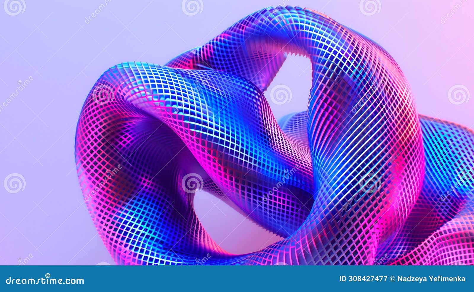 Interwoven Holographic Mesh Forms in a Mesmerizing Twist. Transparent ...