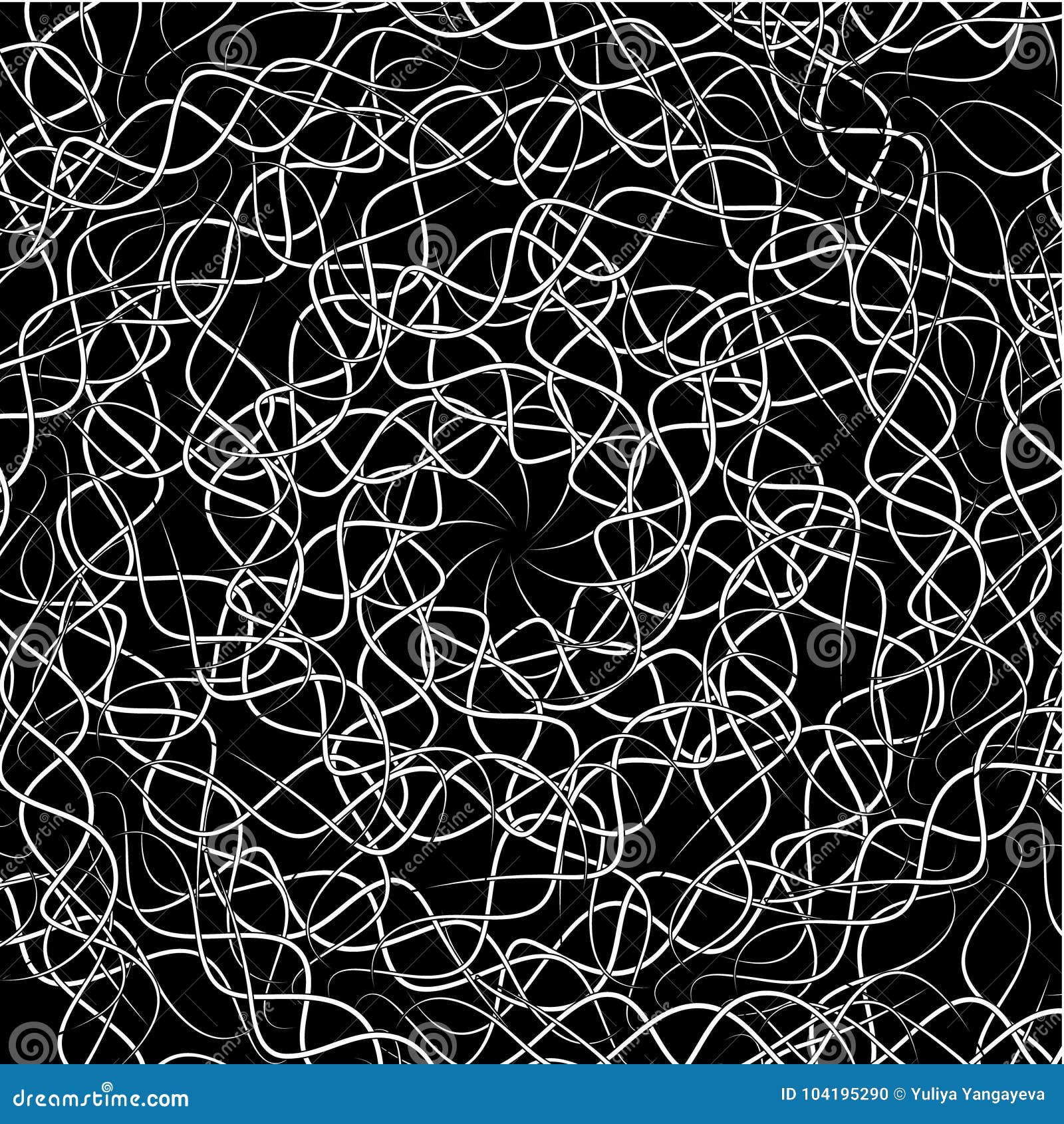 Interwoven Monograms and Lines in One Pattern. Stock Vector ...